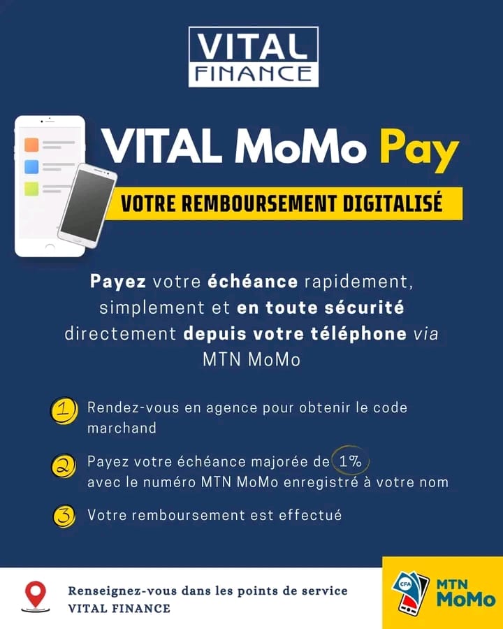 Offres d’emploi Vital Finance | Rejoignez notre équipe au Bénin